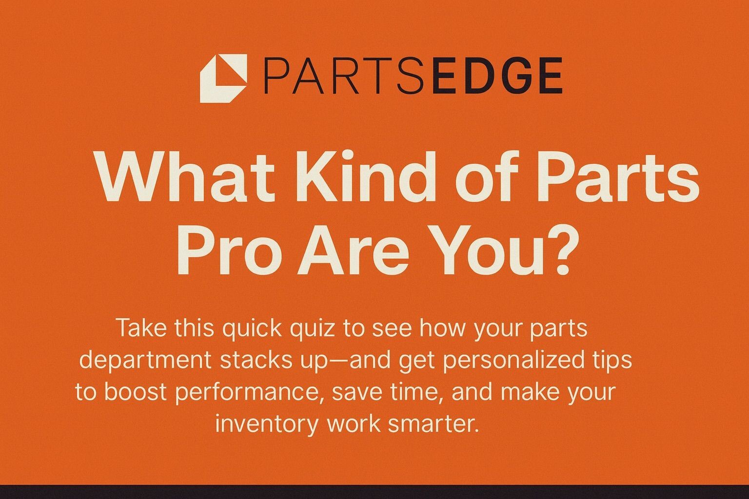 What Type of Parts Manager Are You?
